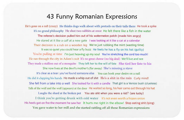 Romanian Humor: 43 Funny Romanian Expressions Translated ...
